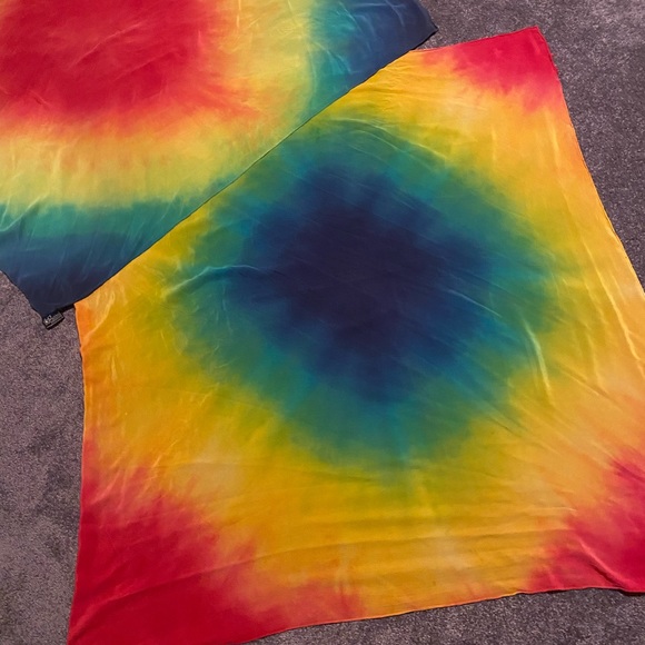 unbranded | Accessories | Pride Month Wear A Rainbow Tye Dye Scarves ...